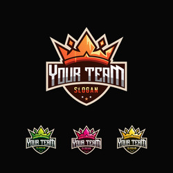 Cool monkey logo design Royalty Free Vector Image