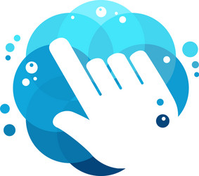 Clean touch logo designs concept simple Royalty Free Vector