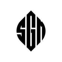 Sgm logo letter design Royalty Free Vector Image