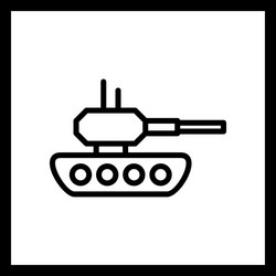 Tank icon Royalty Free Vector Image - VectorStock