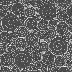 Seamless pattern with round swirls Royalty Free Vector Image