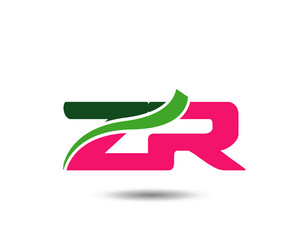 Alphabet z and w letter logo Royalty Free Vector Image