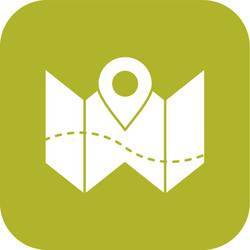 Plan map icon Royalty Free Vector Image - VectorStock