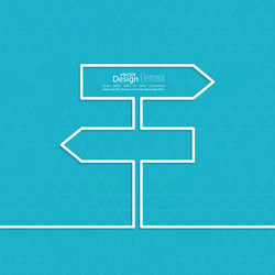 Abstract background with direction arrow sign Vector Image