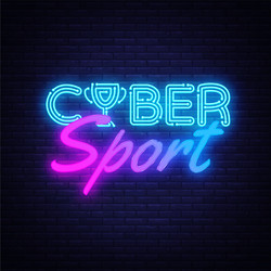 Pro gamer neon sign neon gaming design Royalty Free Vector