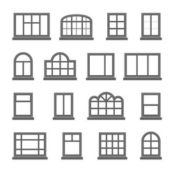 Single Hung Window Vector Images (80)