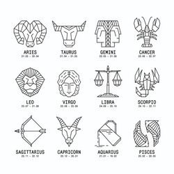 Zodiac Signs Vector Images (over 89,000)