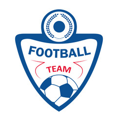 Football team badge Royalty Free Vector Image - VectorStock