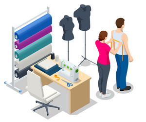 Sewing factory Royalty Free Vector Image - VectorStock