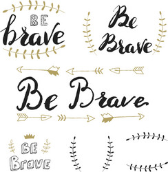 Brave Calligraphy Vector Images (over 870)