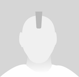 Default avatar profile icon grey photo Royalty Free Vector