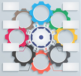 Gears Overlapping Vector Images (over 140)