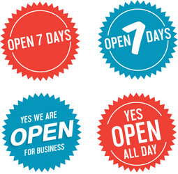 Open 7 Days Vector Images (over 5,100)
