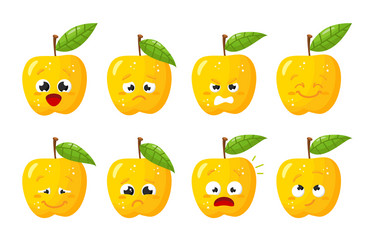Cartoon Apple Sad Face Vector Images (over 160)