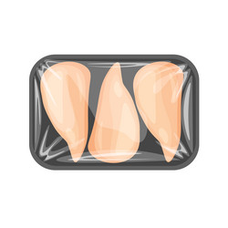 Frozen or fresh whole chicken in polyethylene pack