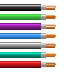 Copper wire Royalty Free Vector Image - VectorStock