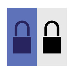 Lock padlock logo Royalty Free Vector Image - VectorStock