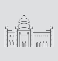 Bandar seri begawan Royalty Free Vector Image - VectorStock