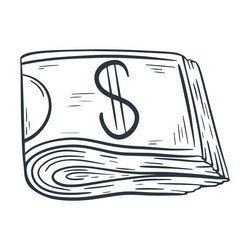 Folded Money Vector Images (over 2,200)