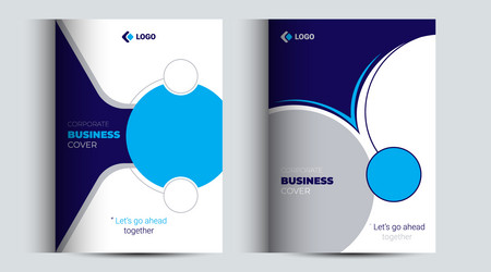 Corporate business cover design template Vector Image