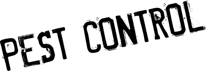 Pest control rubber stamp Royalty Free Vector Image