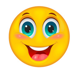 Smiling smiley face Royalty Free Vector Image - VectorStock