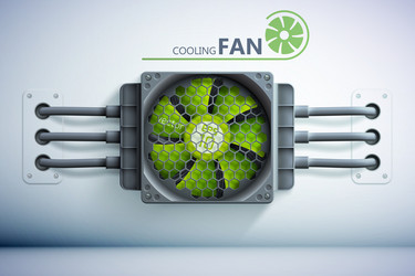 Cooling ventilation template Royalty Free Vector Image