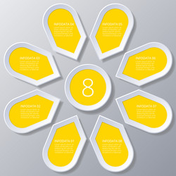 8 Point Infographic Vector Images (over 230)