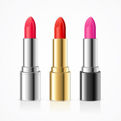 Lipstick set Royalty Free Vector Image - VectorStock