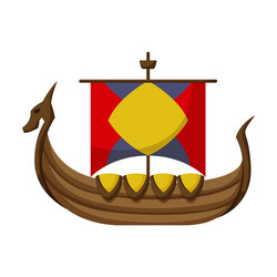 Viking Longboat Cartoon Vector Images (84)
