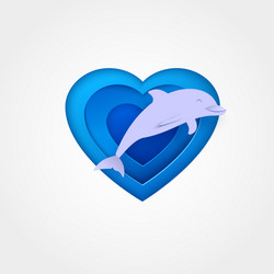 Dolphin Heart Vector Images (over 740)