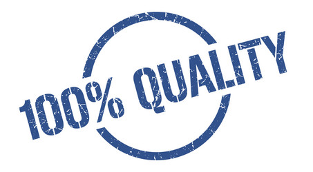100 quality guarantee stamp Royalty Free Vector Image