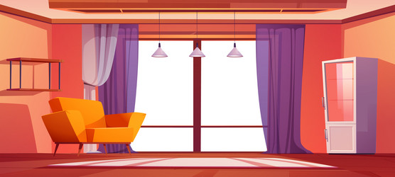 Empty room interior design Royalty Free Vector Image