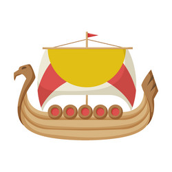 Viking Longboat Cartoon Vector Images (84)