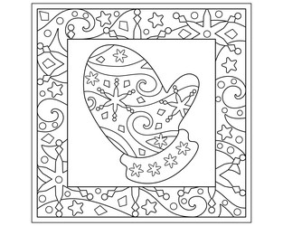Zentangle Coloring Pages Vector Images (over 240)