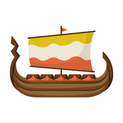 Viking Longboat Cartoon Vector Images (84)