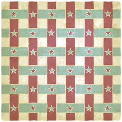 Stripes and stars old background Royalty Free Vector Image
