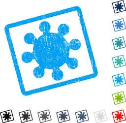 Development service icon rubber watermark Vector Image