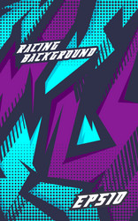 Abstract geometric racing camo seamless pattern Vector Image