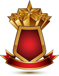 3d classic royal symbol sophisticated protection Vector Image