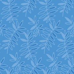 Blue floral motif Royalty Free Vector Image - VectorStock