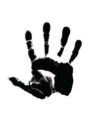 Hand print Royalty Free Vector Image - VectorStock