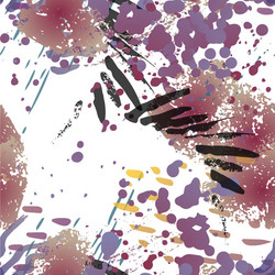 Ink stains seamless pattern fashion concept Vector Image
