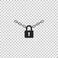 Padlock Chain Bondage Vector Images (over 100)