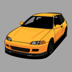 Iroc-z convertible red Royalty Free Vector Image