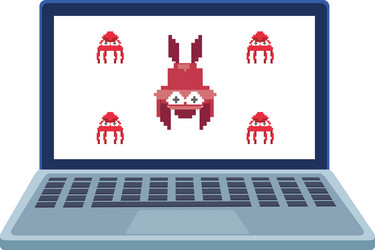 Pixel Monsters Virus Vector Images (over 110)
