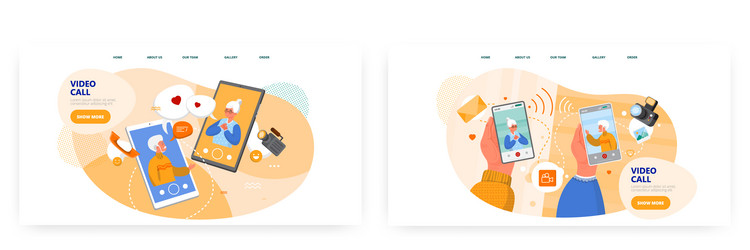 Teen couple texting each other cartoon Royalty Free Vector