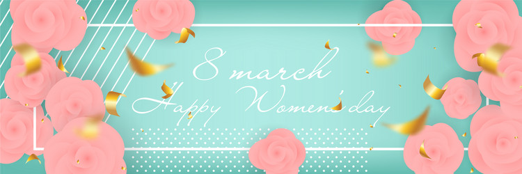 8 march happy womens day Royalty Free Vector Image