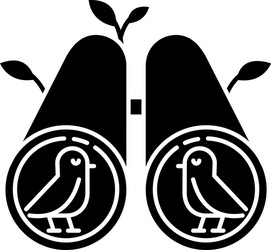 Birdwatching icon Royalty Free Vector Image - VectorStock