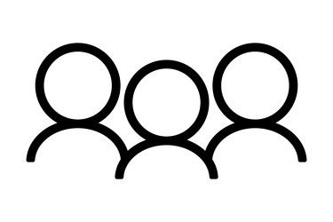 Round user icon isolated on transparent Royalty Free Vector